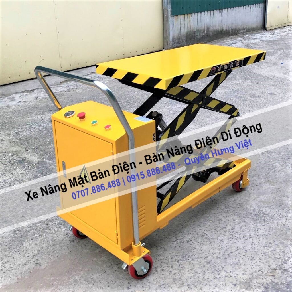 Xe Nâng Mặt Bàn Điện 350kg-500kg Cao 1m5. Model WPDS350/DPS500 - Hưng Việt